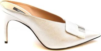 Sergio Rossi Hohe Schuhe - Decollete Silver - Gr. 37 (EU) - in Silber - für Damen