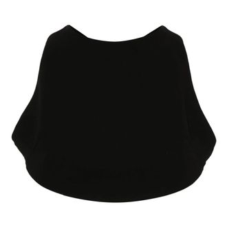 Gauch&egrave;re &Auml;rmelloses Crop Top - - Tops - Damen - Schwarzk - S
