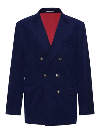 Brunello Cucinelli Blazer Couturier - Bleu Foncé