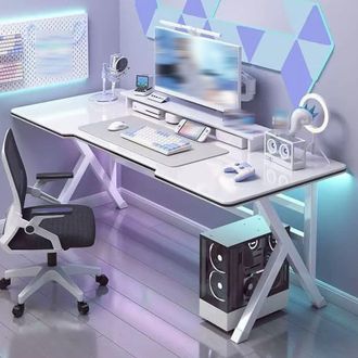 Generic Moderner Schreibtisch mit Gewindebohrungen, Ergonomischer Computertisch for Sch&uuml;ler und Studenten, for Schlafzimmer Oder Homeoffice