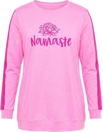 Angel Of Style Sweatshirt Sweatshirt Komfort Fit Namaste-Motiv