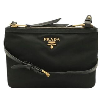 Prada Pre-owned Vintage Nylon Clutch Bag - - Pre-owned - Damen - Schwarzk - ONE SIZE