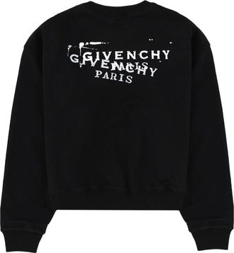 Givenchy Printed Cotton Sweatshirt - Black
