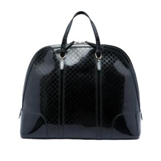 Gucci Pre-owned Patent Leather Tote - - Pre-owned - Damen - Schwarzk - ONE SIZE