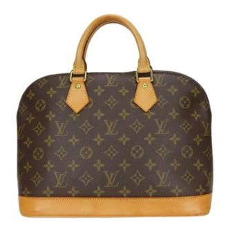 Louis Vuitton Sac &agrave; main vintage en toile Pre-owned - Femme - Pre-owned - Brun - Taille: ONE Size