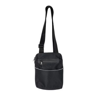 Paul & Shark Schwarze Umh&auml;ngetasche mit Doppelrei&szlig;verschluss - - Bags - Herren - Schwarzk - ONE SIZE