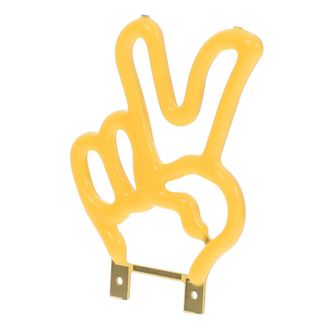 OSALADI Neon Wandleuchte Vintage Dekoratives Licht Handgesten Neonschild Mehrzweckdekor F&uuml;r