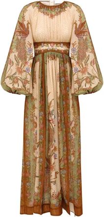 Zimmermann Robe longue Indra - Femme - Robes - Multicolore - Taille: 40 FR