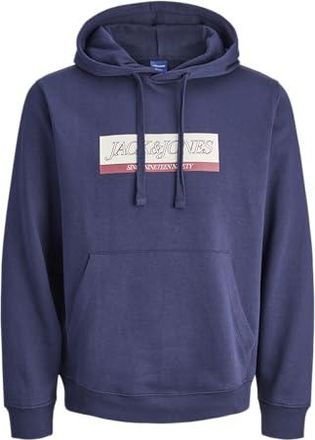 Jack & Jones Sweat &agrave; Capuche Jorinwood Block pour Homme, Ocean Cavern, XL