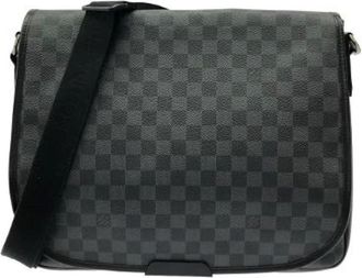 Louis Vuitton Pre-owned Sac bandouli&egrave;re Damier Graphite - Femme - Pre-owned - Noir - Taille: ONE Size