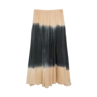 Roberto Collina Femme, Jupes, Multicolore, Taille: 38 FR Jupe pliss&eacute;e tie-dye