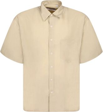 Costumein Homme, Chemises, Beige, Taille: S Short Sleeve Chemises