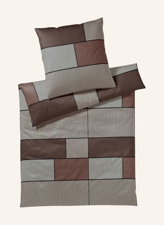 Elegante Elegante Bettw&auml;sche Manhattan braun