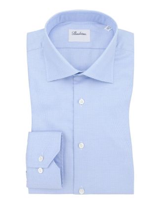 Stenstr&ouml;ms Hemd mit Kleinmuster und extralangem Arm, Slimline in