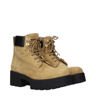 Givenchy Womens Brown Leather Ankle Boots