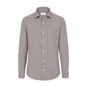 Xacus Homme, Chemises, Brun, Taille: M Chemise Manches Longues Ajust&eacute;e