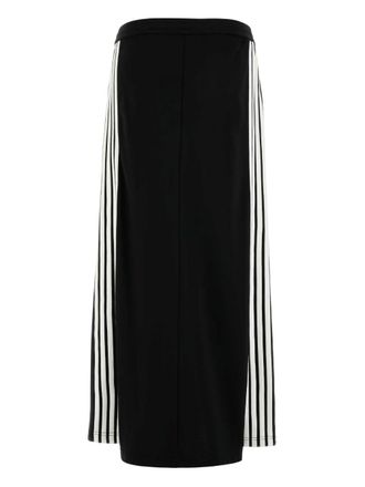 Balenciaga Side-Stripe Cotton Skirt