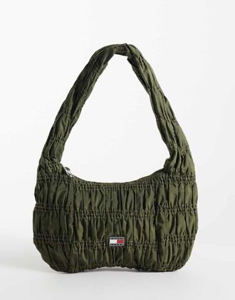 Tommy Jeans Umh&auml;ngetasche in Khaki-Gr&uuml;n