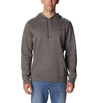 Columbia Herren Trek Hoodie, Charcoal Heather/CSC Sleeve Logo, Medium