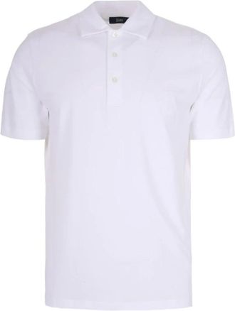 Herno Homme, Tops, Blanc, Taille: XL Jpl00142U Polo en jersey stretch