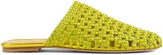 Stuart Weitzman Mules plates Marina en cuir