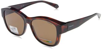 Polaroid Pld 9019/s 086/SP HAVANA Sunglasses Unisex Polycarbonate, Standard, 58