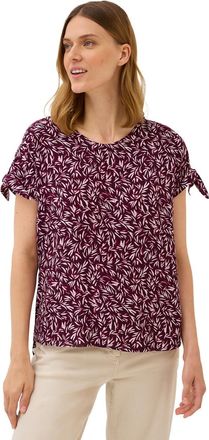Cecil Damen 3411895 Gemustertes Blusenshirt, Mulberry red, X-Large