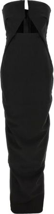 Rick Owens Femme, Robes, Noir, Taille: 36 FR Prong Cutout Strapless Gown