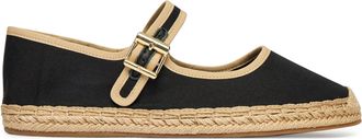 Tommy Hilfiger Espadrilles Tommy Hilfiger Buckle Maryjane Espadrille FW0FW09239 Schwarz