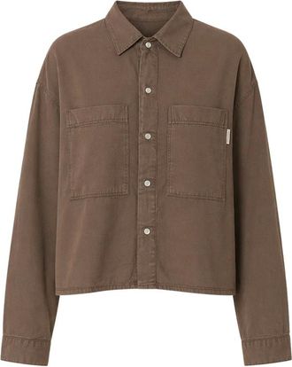 Roy Rogers Femme, Blouses et Chemises, Brun, Taille: 40 FR Fatigue Shirt