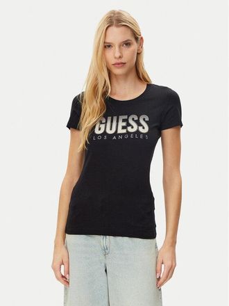 Guess T-Shirt W5GI14 J1314 Schwarz Regular Fit