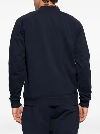 Paul Smith Artist Stripe Trim Jacket - Navy
