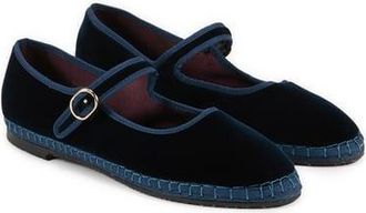 Flabelus Ballerines à boucle ajustable en coton mélangé