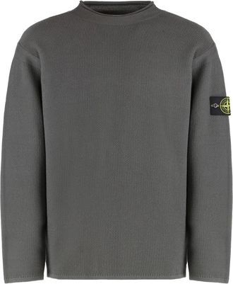 Stone Island Homme, Sweatshirts et sweats &agrave; capuche, Gris, Taille: 3XL Pull &agrave; col polo avec d&eacute;tails de couture