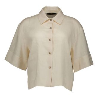 Greek Archaic Kori Femme, Blouses et Chemises, Beige, Taille: 40 FR S26K-1005032 Blouse