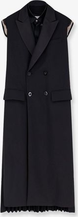 sacai Wool blend blazer dress - SACAI - gender_Woman
