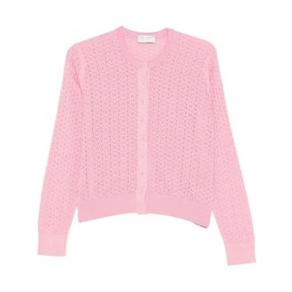 John Smedley Femme, Pulls, Rose, Taille: 40 FR Cardigans