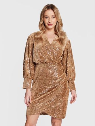 Closet Closet London Coctailkleid JD875 Braun Regular Fit