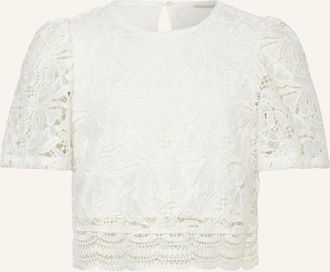 s.Oliver S.Oliver Red Blusenshirt Aus Spitze weiss