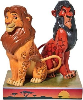 Enesco Disney Traditions Figurine Simba et Cicatrice