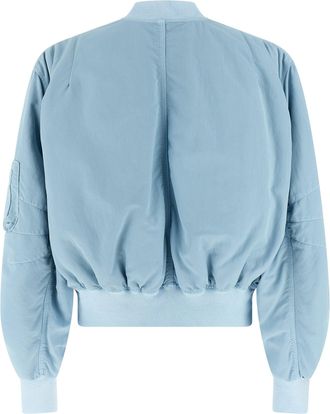 The Attico Anja Bomber Jacket - Light blue