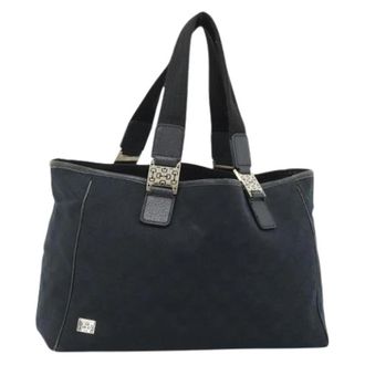 Gucci Pre-owned Vintage GG Canvas Tote Bag - - Pre-owned - Damen - Schwarzk - ONE SIZE