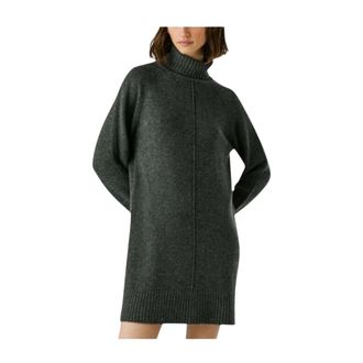 Pepe Jeans London Moderne hochgeschlossenes Kleid - - Knitwear - Damen - Gr&uuml;n - S