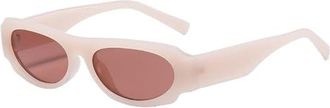 Generic Lunettes De Soleil Carr&eacute;es &Agrave; Monture Fine For Femme, Tendance For Les Photos De Rue Et Les D&eacute;placements En Ext&eacute;rieur.(Pink)