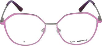 Karl Lagerfeld Femme, Accessoires, Rose, Taille: 54 MM Kl346 Eyeglasses