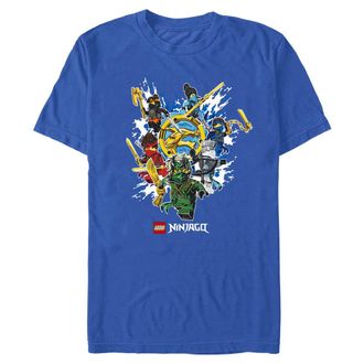 Fifth Sun Herren Lego Ninjago Ninja Group Young, Kurz&auml;rmelig T-Shirt, k&ouml;nigsblau, X-Gro&szlig;