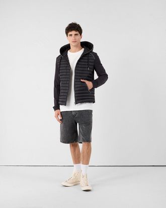 Jott Doudoune bi-mati&egrave;re Noir Stride - Taille XL