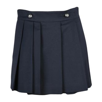 Sportmax Palco Mini Faltenrock - - Skirts - Damen - Blau - XS