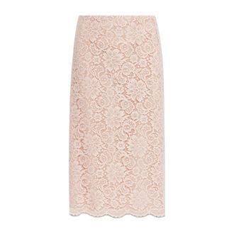 Valentino Garavani Spitzen-Midirock - - Skirts - Damen - Rosa - S