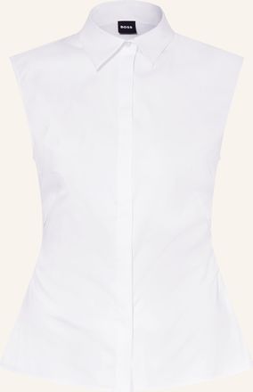 HUGO BOSS Blusentop Burbella weiss